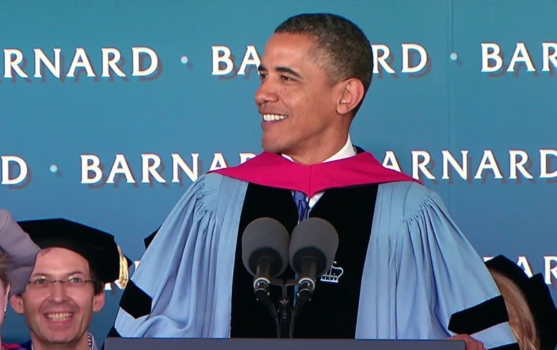 President Obama Speaks at Barnard College Commencement Ceremony | The ...