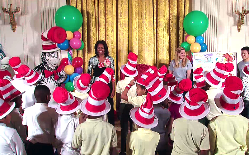 The First Lady reads Dr. Seuss’s “Oh, the Things You Can Do That Are ...