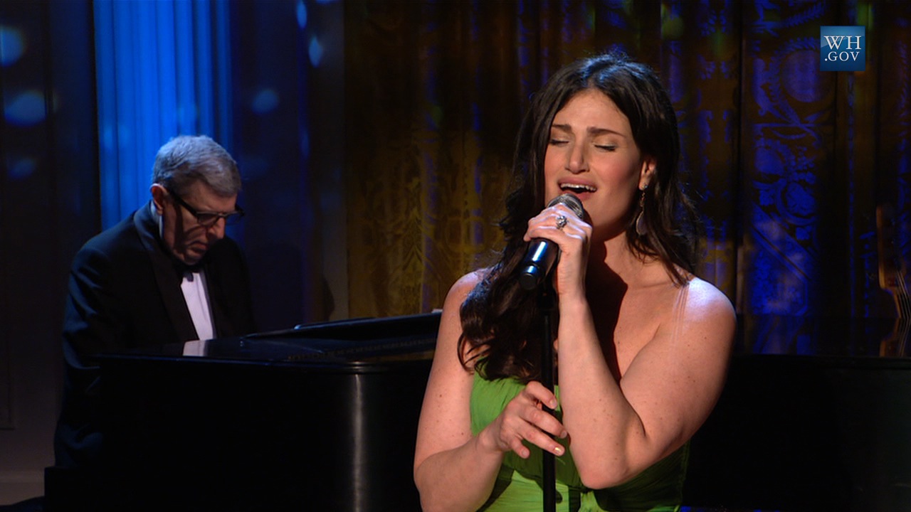 Idina Menzel & Marvin Hamlisch perform "What I Did For Love" at "In ...