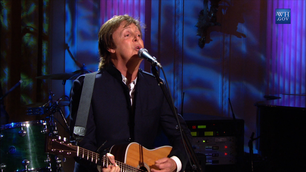 Paul McCartney performs "Michelle" at the Gershwin Prize | The White House