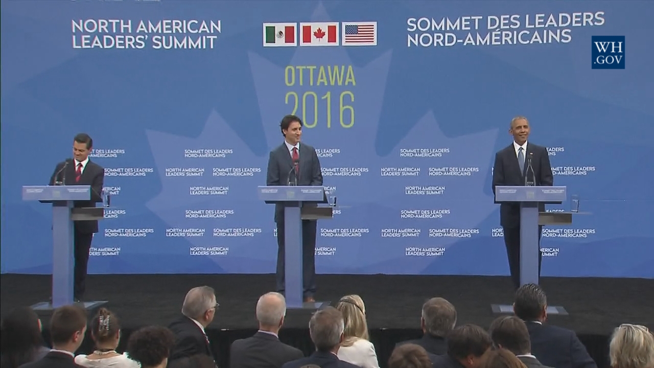 President Obama Participates in a Trilateral Press Conference | The ...