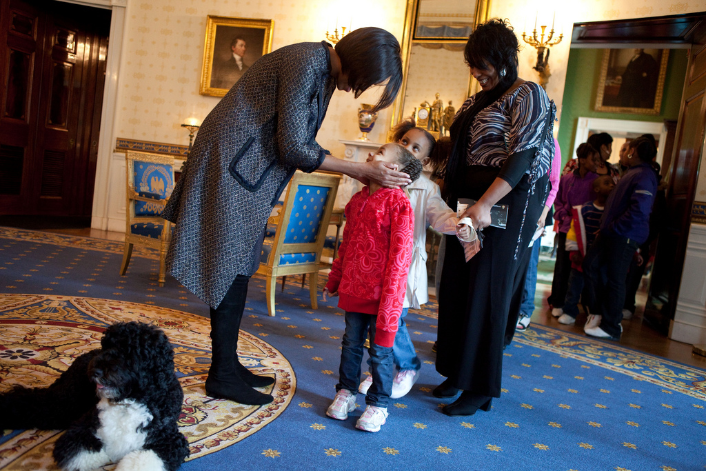 Raw Video: The First Lady Surprises Tour Visitors | The White House
