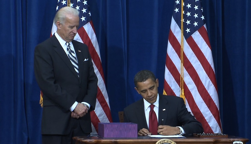 President Obama Signs the Recovery Act | The White House