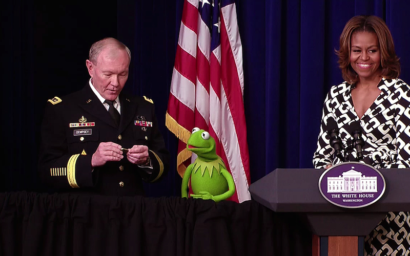 The First Lady Hosts a Screening of "Muppets Most Wanted" | The White House