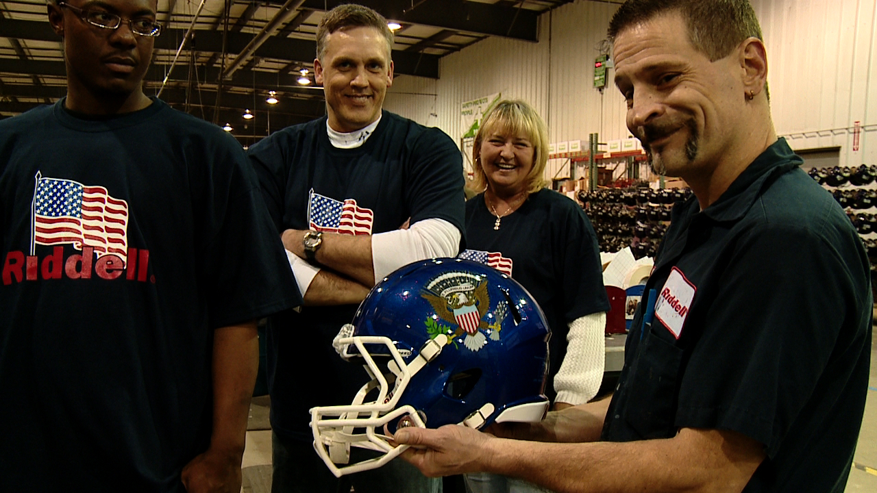 The Making of a Presidential Football Helmet | The White House