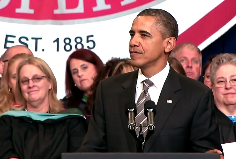President Obama Speaks at the Joplin High School Commencement Ceremony ...