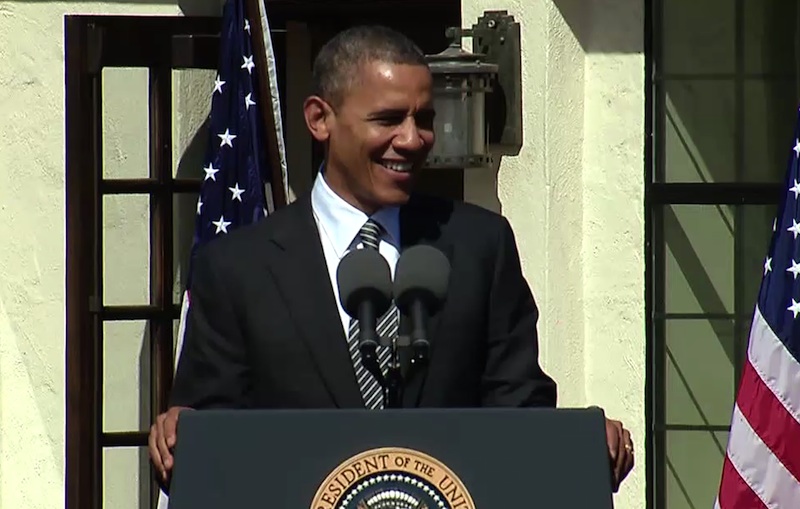 President Obama Speaks at the Dedication of the Cesar Chavez National ...