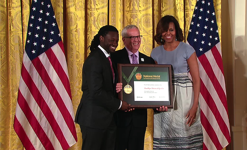 The First Lady Speaks at the Museum and Library Services National Medal ...