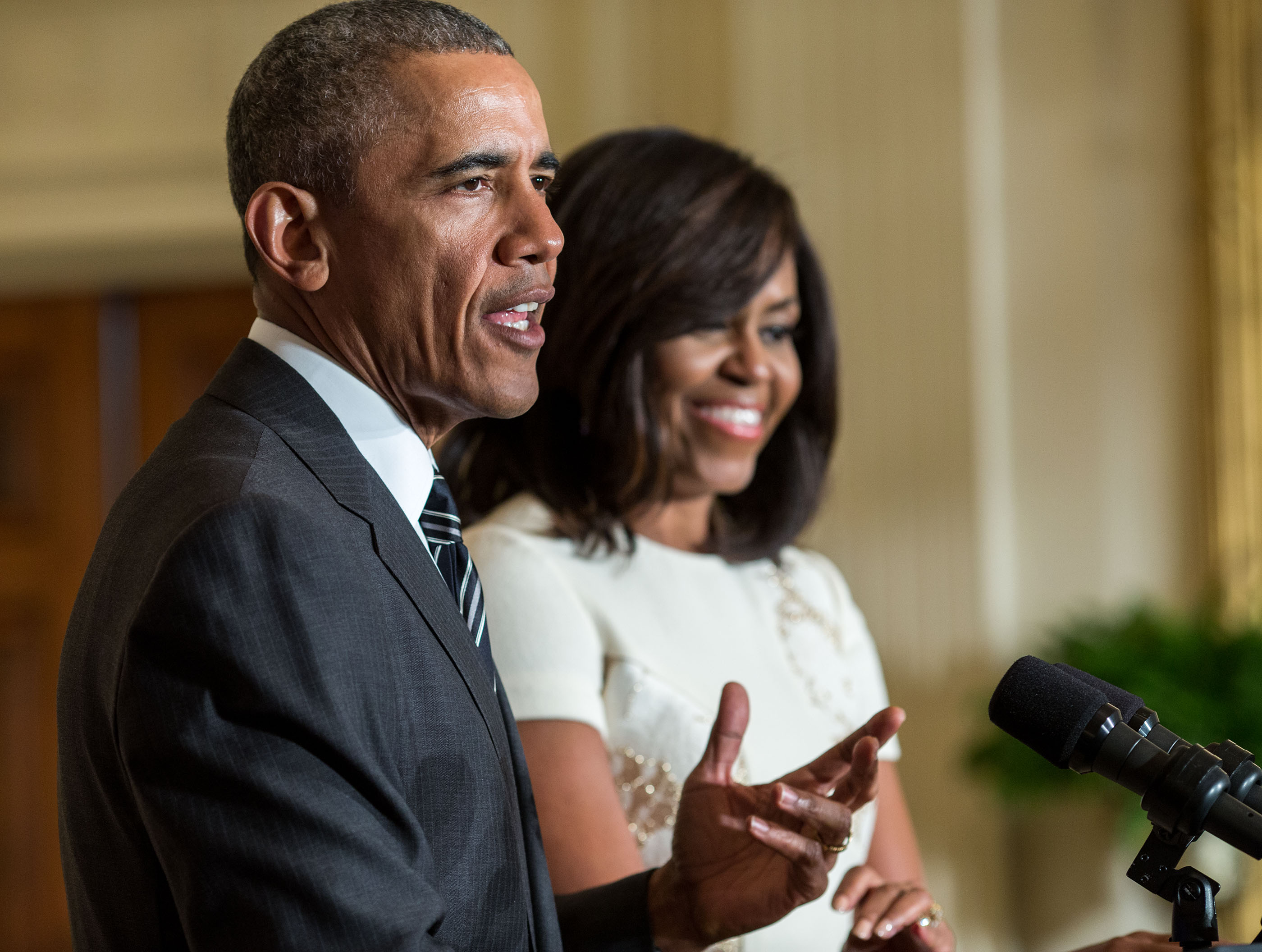President Obama and First Lady Michelle Obama Host Black History Month ...