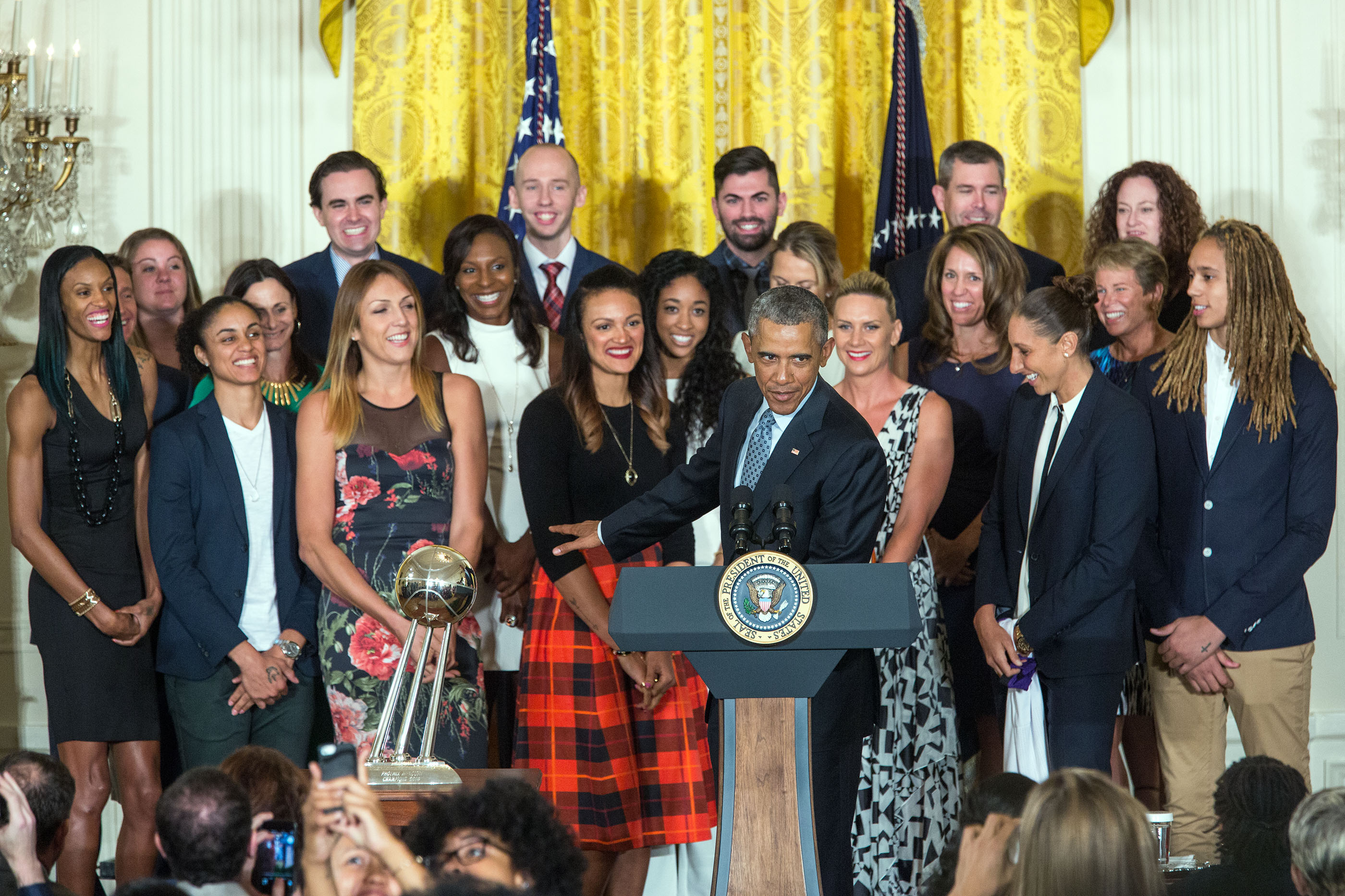 The President Congratulates the 2014 WNBA Champion, Phoenix Mercury ...