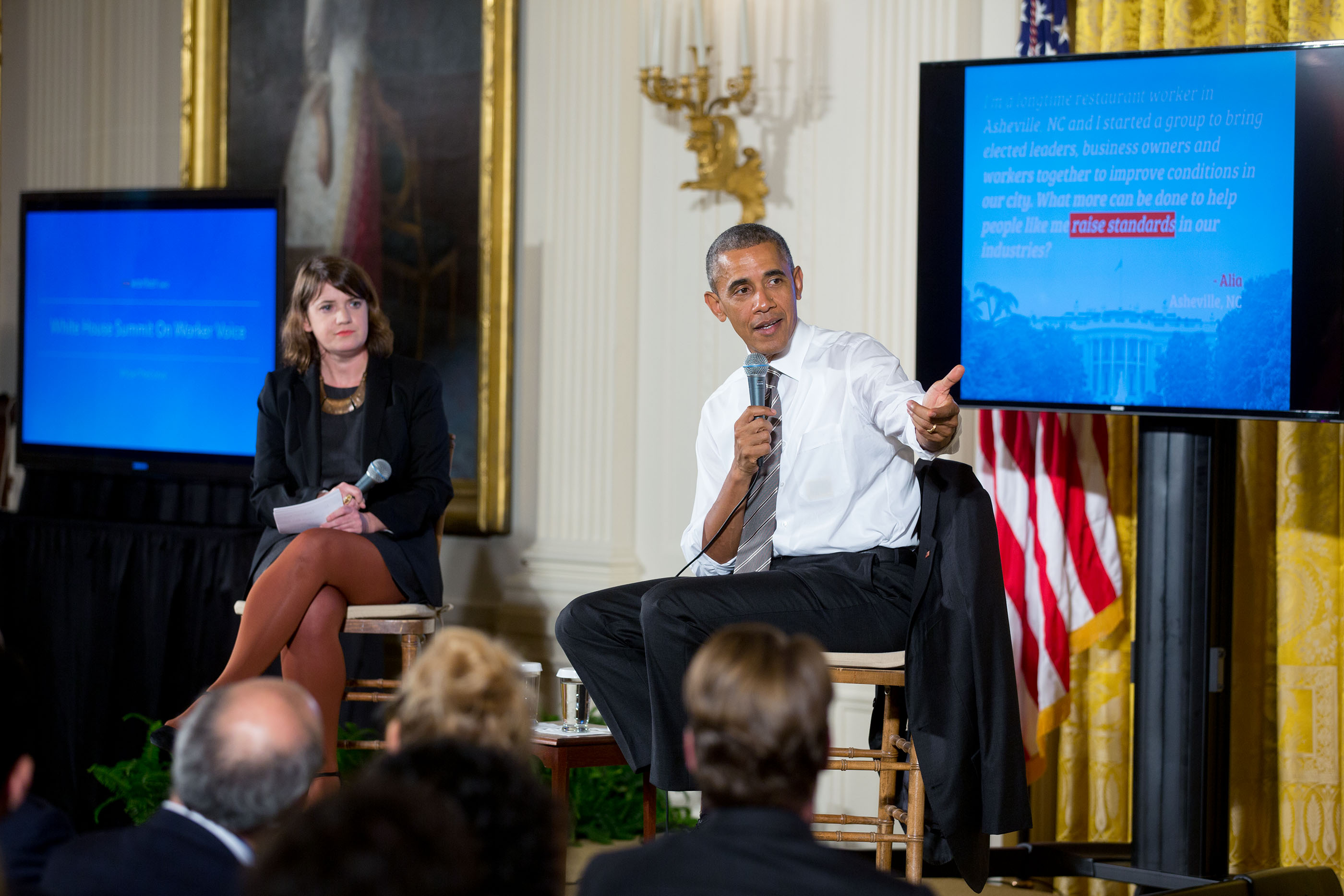 The President Moderates a Conversation On Worker Voice | The White House
