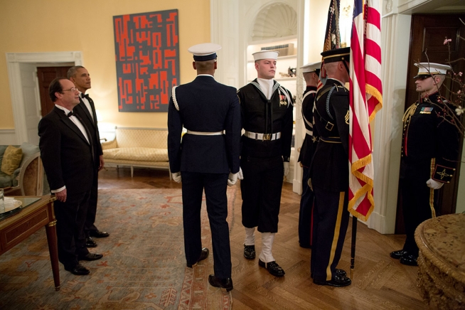 20 Waiting With The Color Guard | The White House