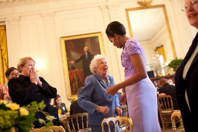 First Lady at Military Tea with Veterans | The White House