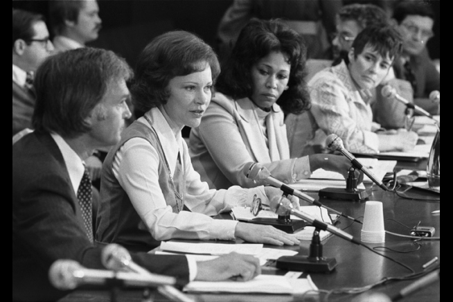 Rosalynn Carter, First Lady for President Jimmy Carter, Speaks at a ...
