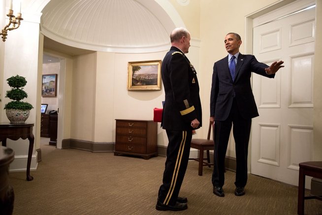 President Obama Talks with Gen. Dempsey | The White House