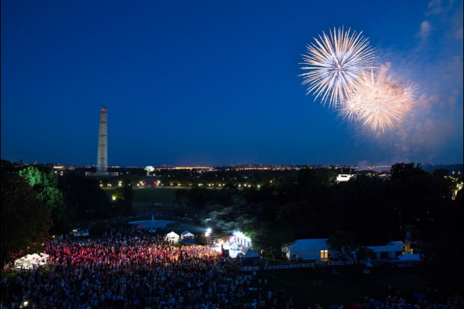 A View Of The Fireworks | The White House