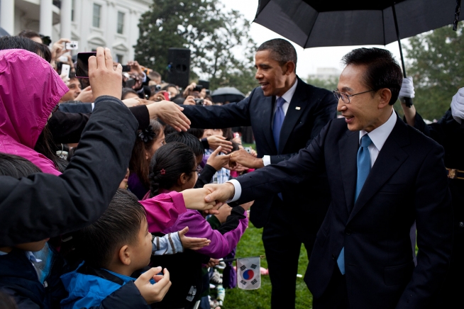 The Presidents Greet Guests | The White House