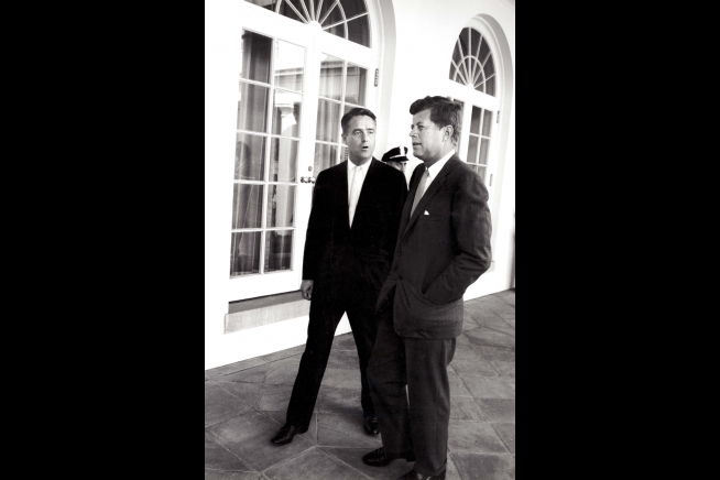 Sargent Shriver Speaks With President Kennedy | The White House
