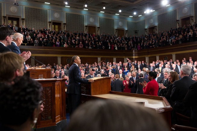 SOTU6 President Obama in the House Chamber | The White House