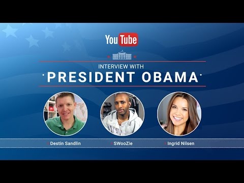 Watch as YouTube interviews President Obama (Friday, January 15 ...